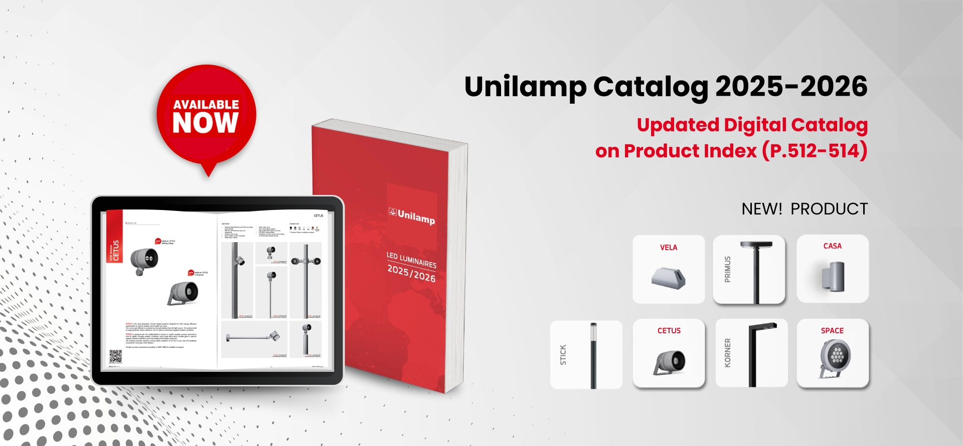 Unilamp's New Working Catalog 2025-2026 | Unilamp